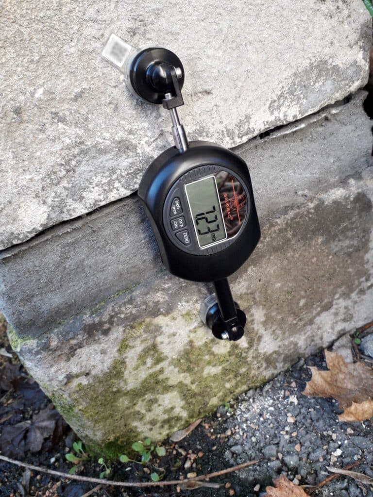 Jauge E1 - Fissuromètre numérique