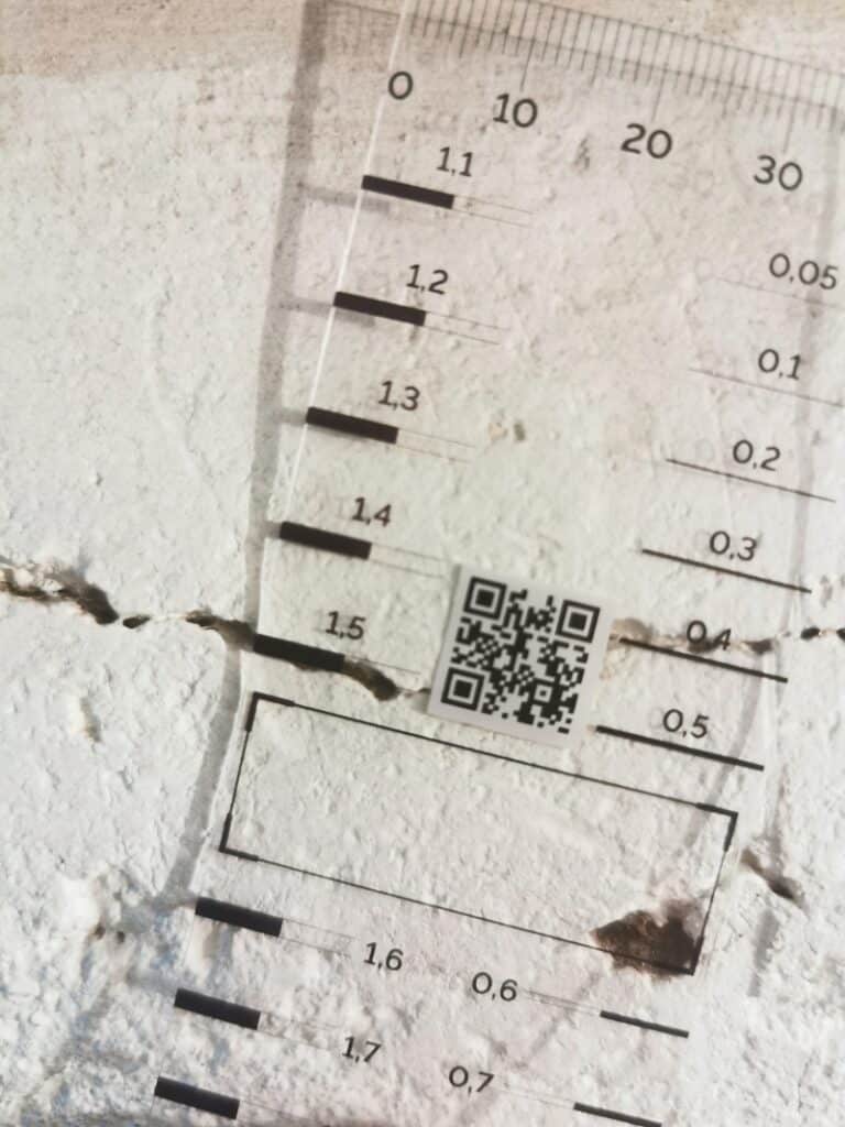 Fissuromètre - Mesurer la largeur des fissures