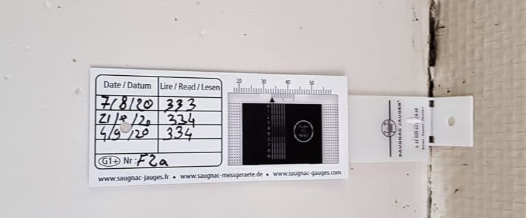 Jauge G1+ - Mesure "digitale" de l'écartement des fissures